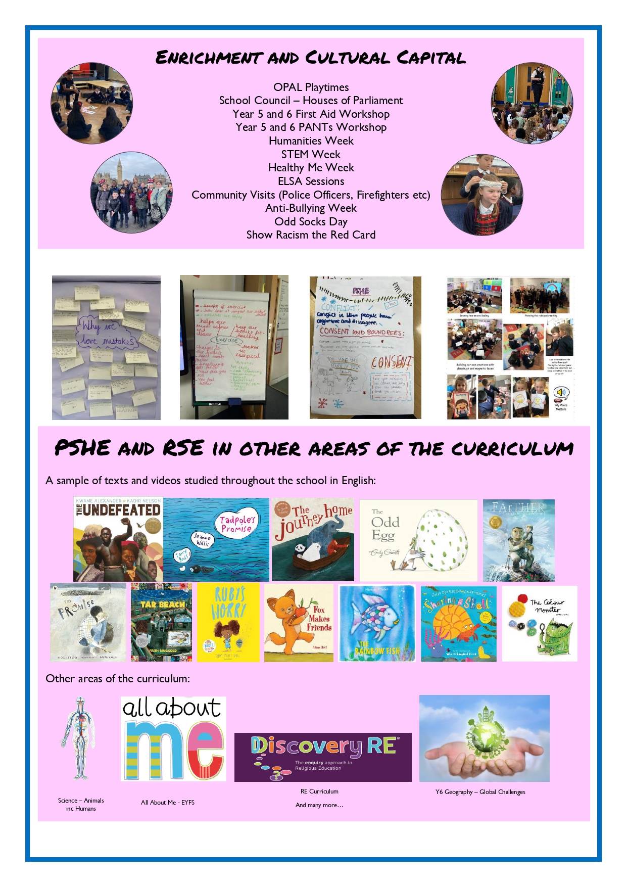 Aragon Primary School - PSHE/RSE